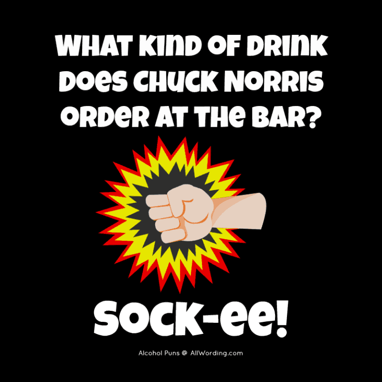 An Intoxicating Mix of Alcohol Puns » AllWording.com