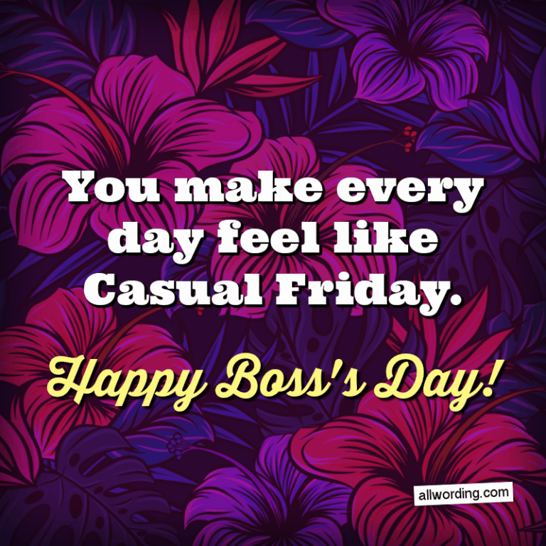 Truly Unique Happy Boss's Day Messages » AllWording.com