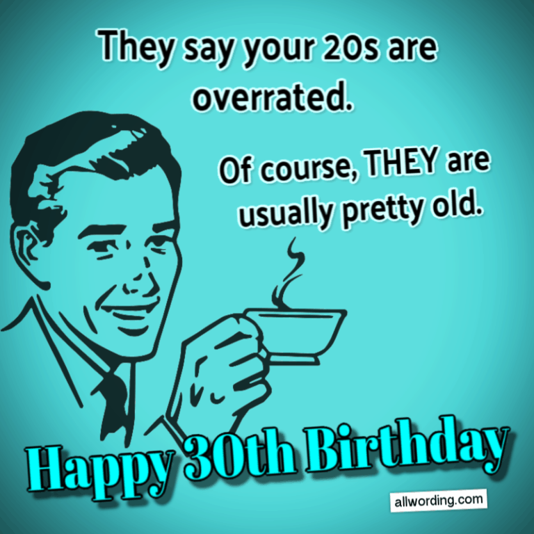 Thrilling Ways to Wish Someone a Happy 30th Birthday » AllWording.com
