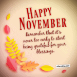 Cool Ways to Wish Everyone a Happy November » AllWording.com