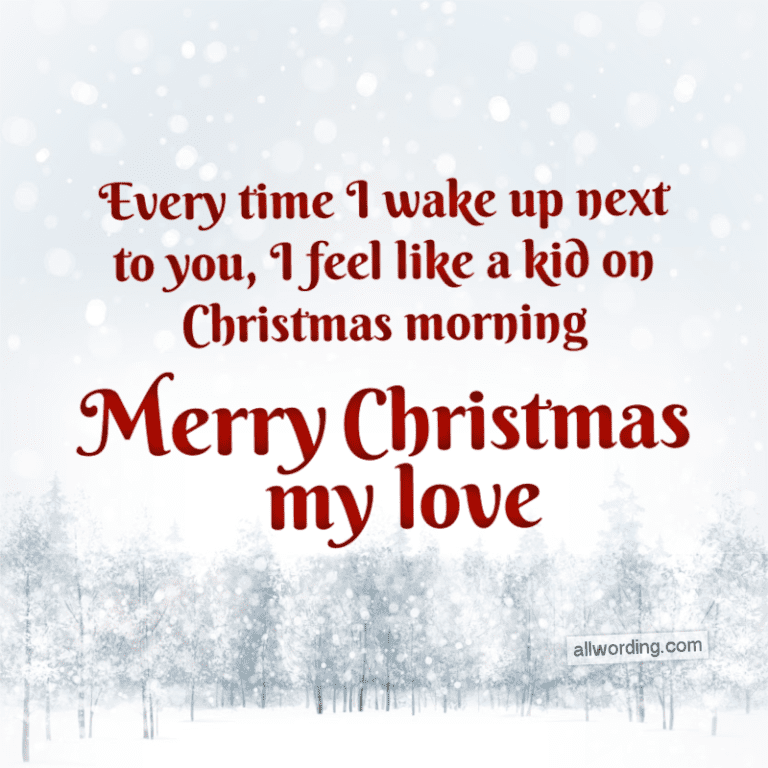 Merry Christmas, My Love: Cozy Romantic Holiday Greetings » AllWording.com