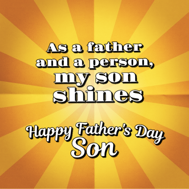 Happy Father's Day, Son! Dad's Day Wishes For Your Boy » AllWording.com