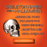 100+ Skeleton Names That Will Tickle Your Punny Bone » AllWording.com