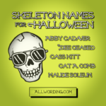 100+ Skeleton Names That Will Tickle Your Punny Bone » AllWording.com