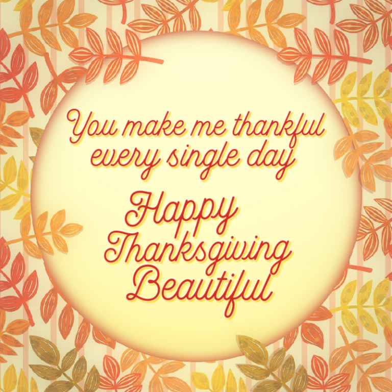 Happy Thanksgiving, My Love: Sweet Romantic Fall Wishes » AllWording.com