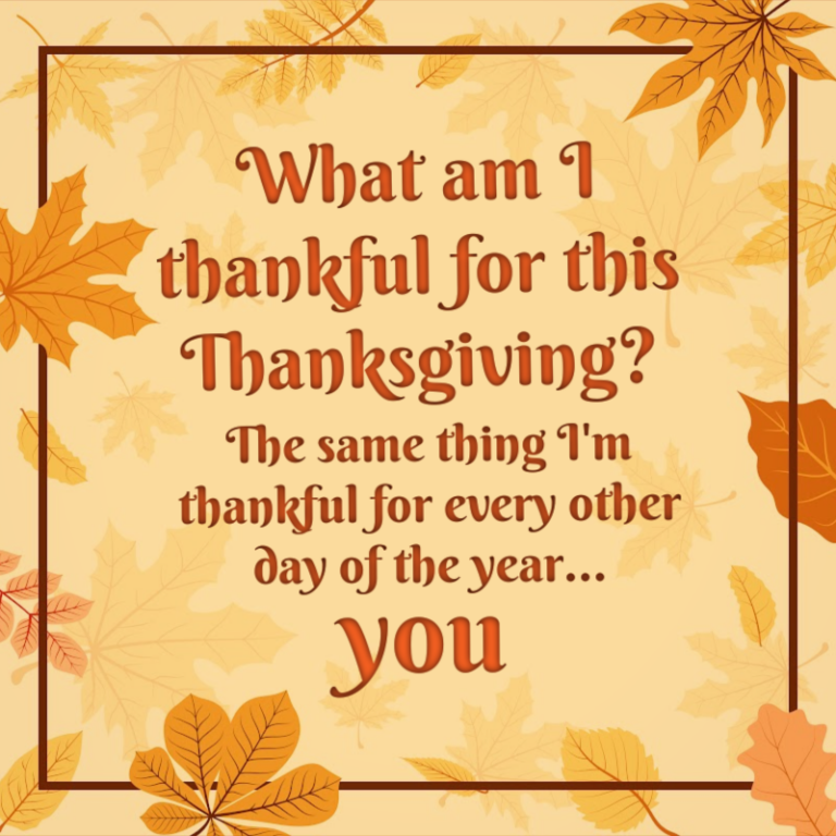 Happy Thanksgiving, My Love: Sweet Romantic Fall Wishes » AllWording.com