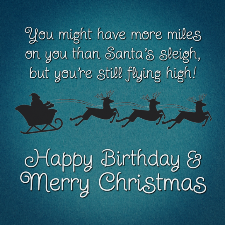 Happy Birthday and Merry Christmas! Glittery Greetings They'll Love ...
