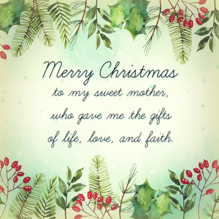 Merry and Bright Christmas Wishes for Mom » AllWording.com