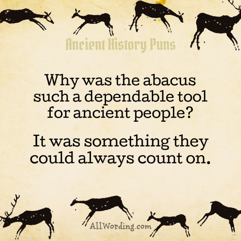 Ancient History Puns: They Never Get Old » AllWording.com