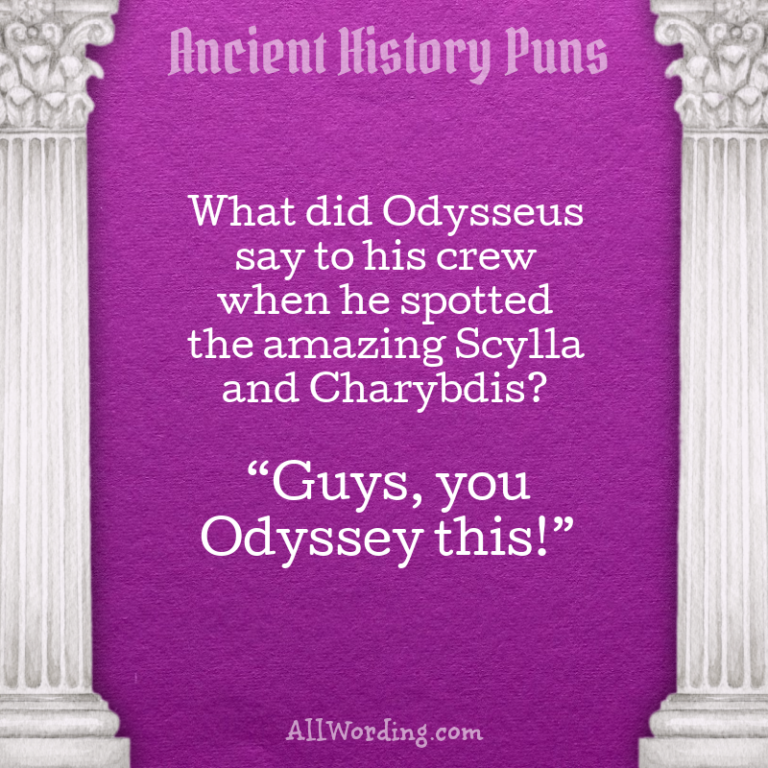 Ancient History Puns: They Never Get Old » AllWording.com