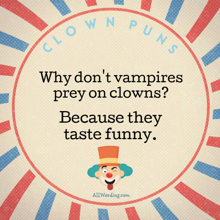 Step Right Up for a Big Honkin' Festival of Clown Puns » AllWording.com
