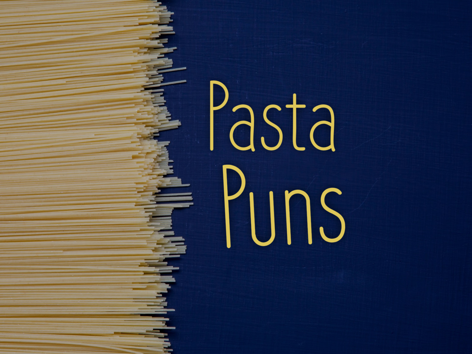 You'll Laugh Yourself Fusilli Over These Pasta Puns » AllWording.com
